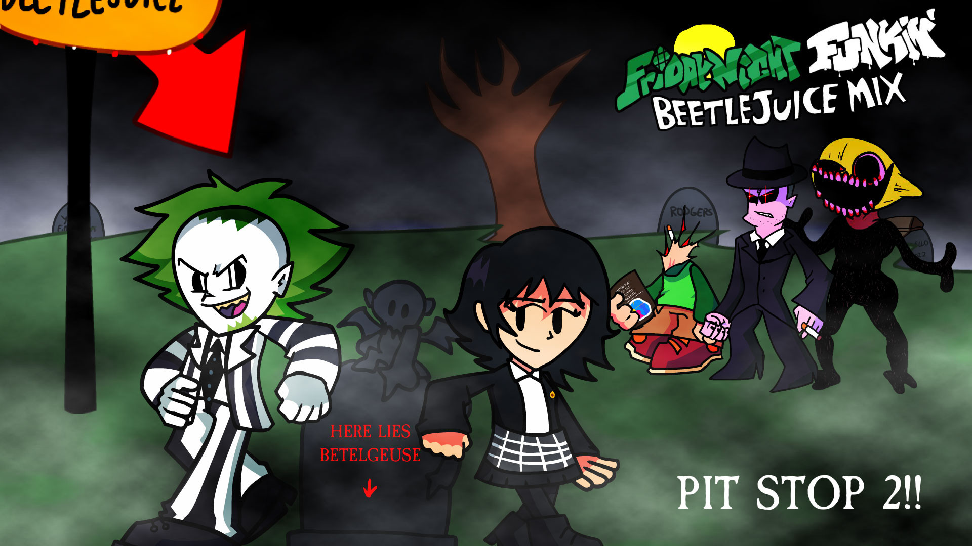 [SENSITIVE CONTENT] [V-SLICE] FNF: BEETLEJUICE MIX Mod for Friday Night ...