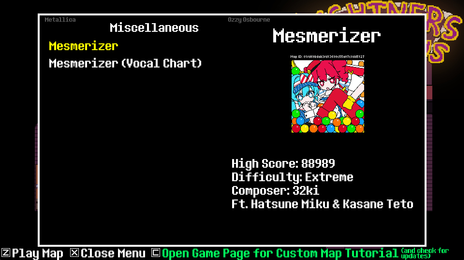 32ki ft. Hatsune Miku & Kasane Teto - Mesmerizer Mod for Deltarune ...