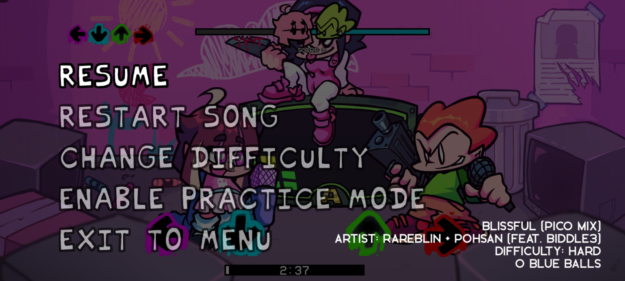 Neon note by fan.de.fnf Mod for Friday Night Funkin' | FNF Mods