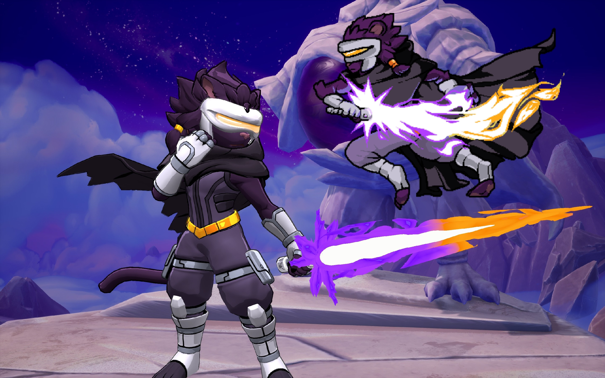 Clairen - Black/Purple Palette Restoration Mod for Rivals of Aether II ...