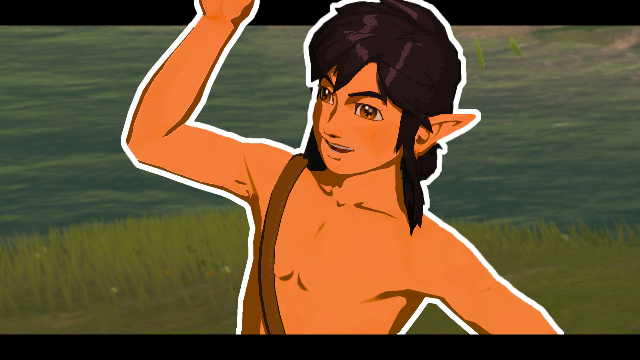 Link Black hair & Brown eyes botw (Switch Port) Mod for The Legend of ...