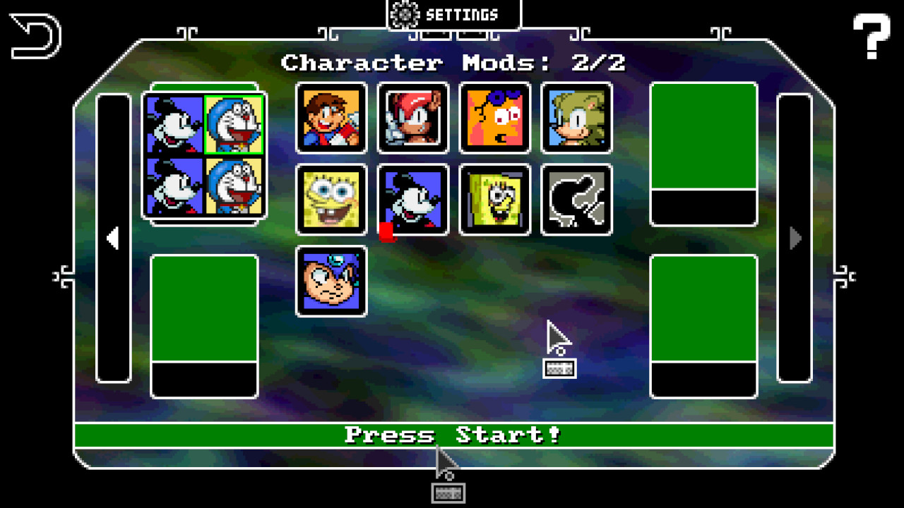 Doraemon over Mickey Mouse Mod for Boll Deluxe | BDX Mods