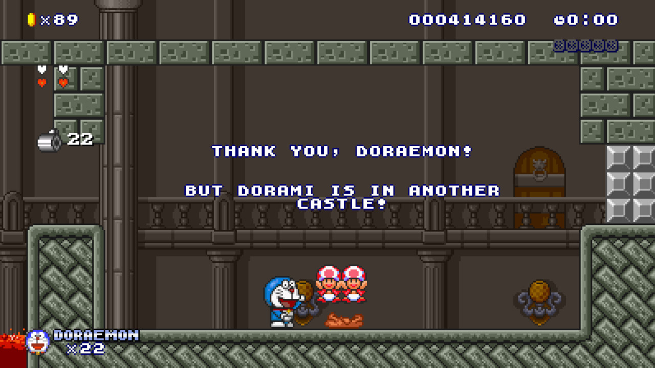 Doraemon over Mickey Mouse Mod for Boll Deluxe | BDX Mods