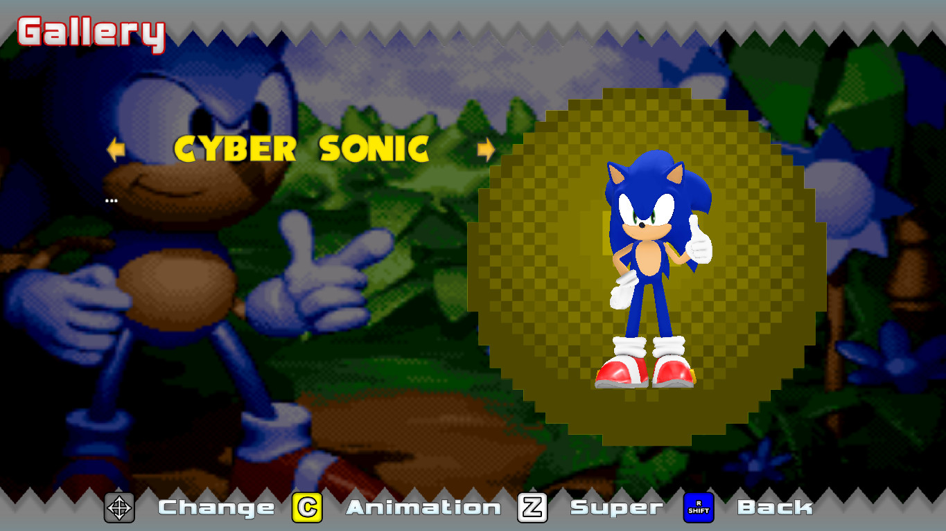 Cyber sonic Mod for Sonic World | SW Mods