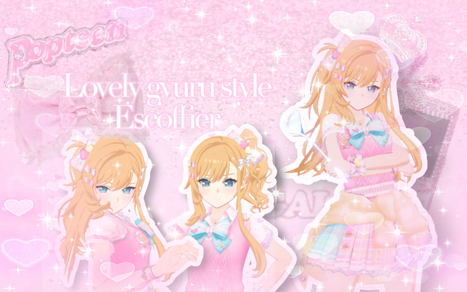 Lovely gyaru style Escoffier ♡ Mod for Genshin Impact | GI Mods