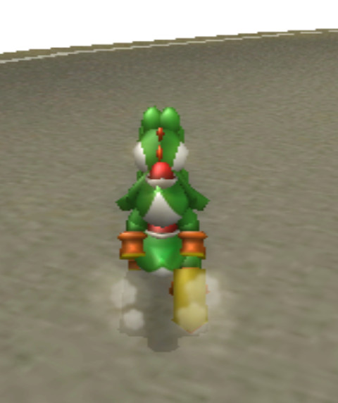 Yoshi on Yoshi Mod for Mario Kart Wii | MKWii Mods