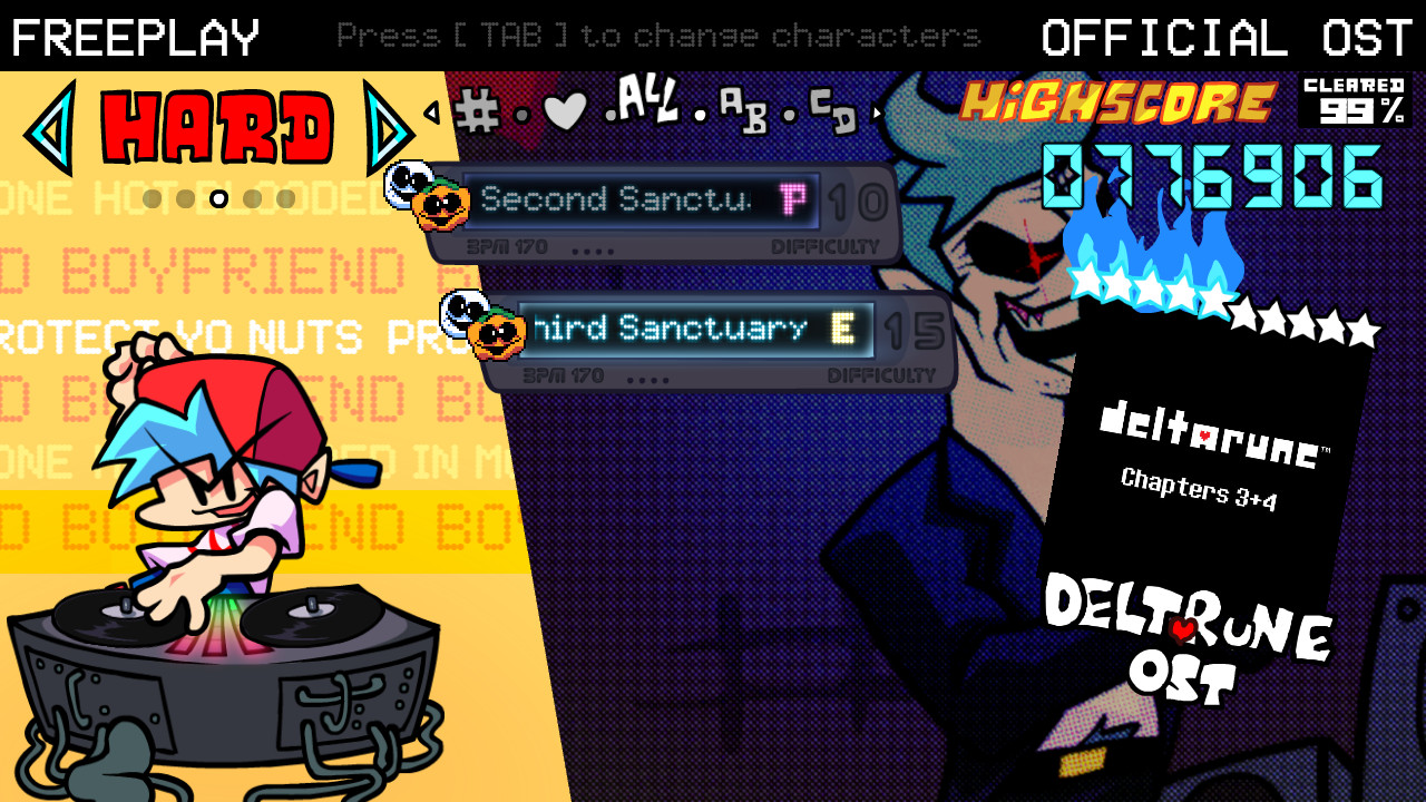 Third Sanctuary Chart Mod for Friday Night Funkin' | FNF Mods