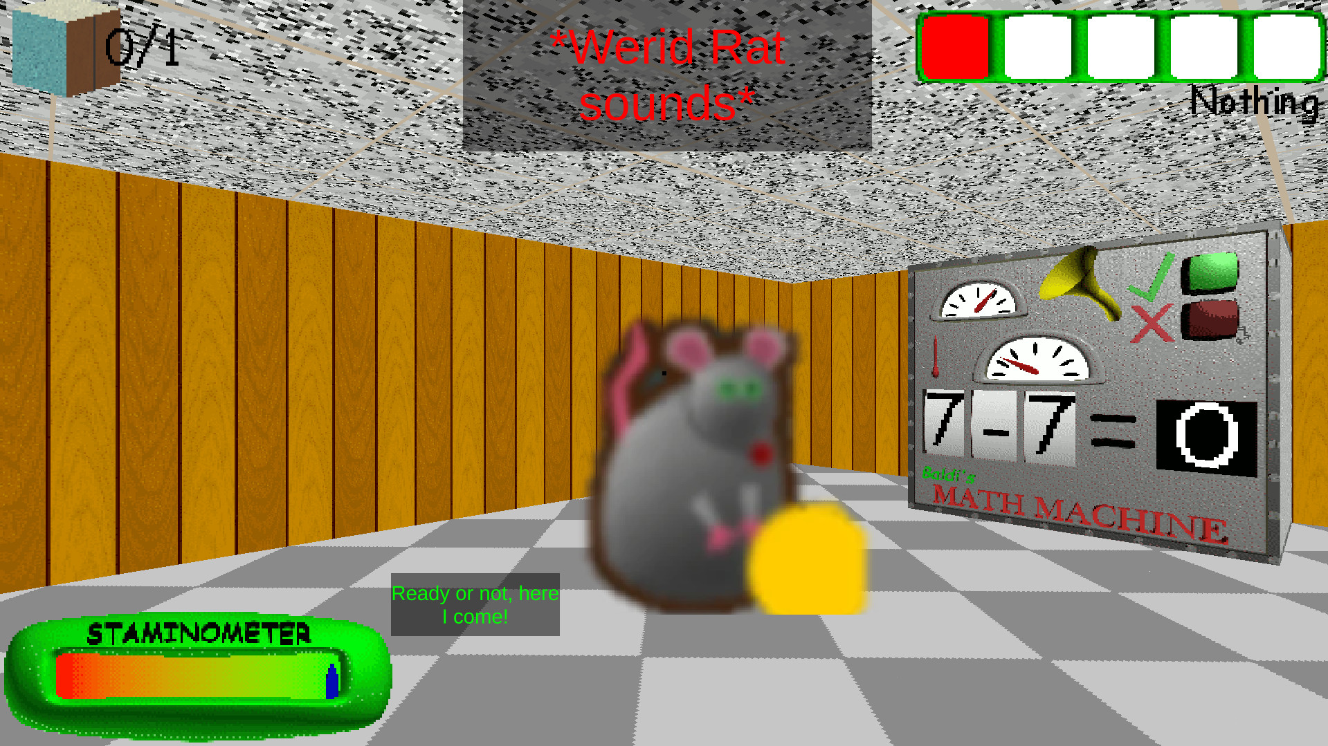 NUMBER 19: MOUSE IN BAKED BEANS Mod for Baldi's Basics | Baldi Mods