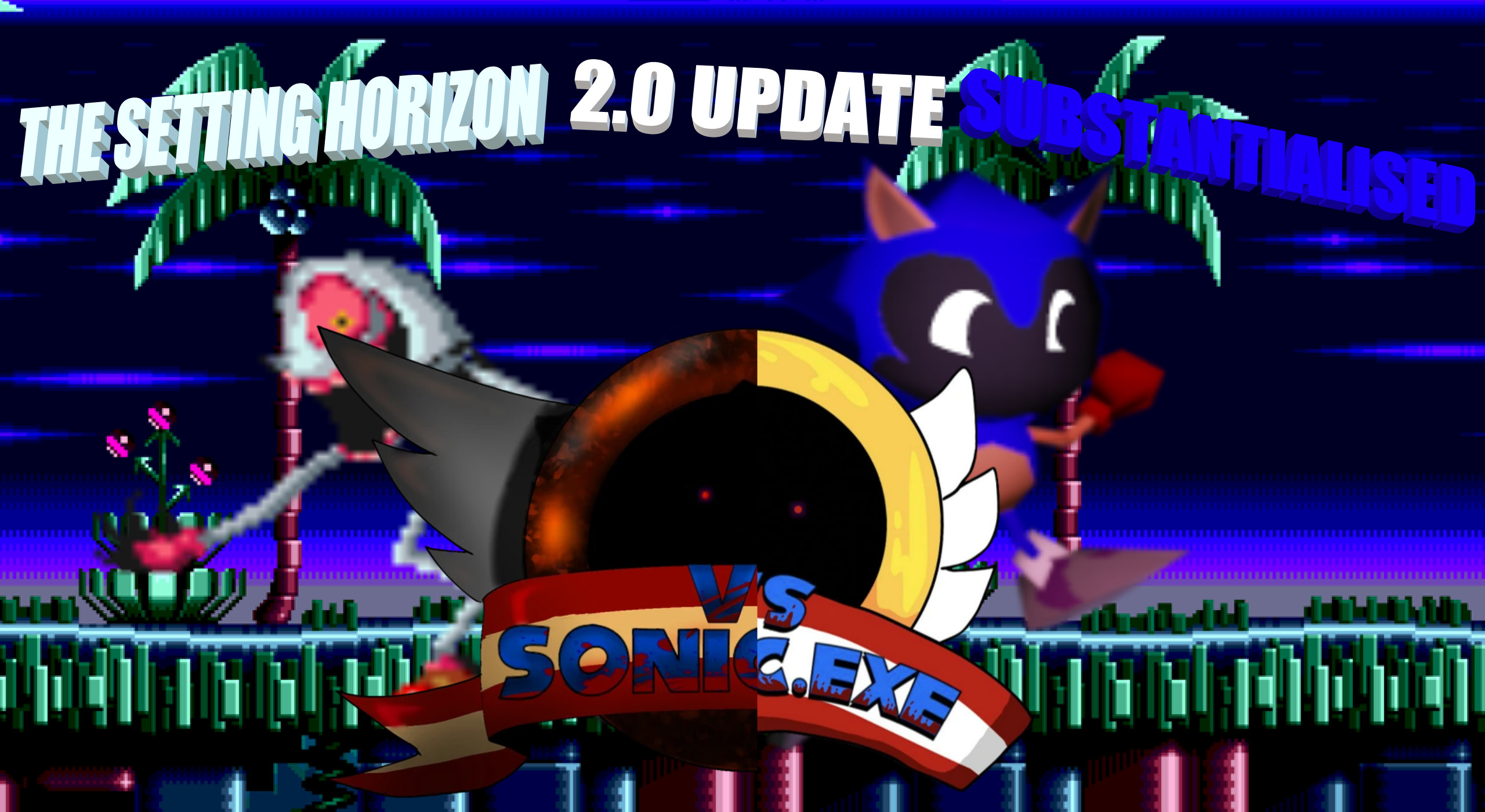 Sonic EXE: The Too Slow Full Chart Mod for Friday Night Funkin' | FNF Mods