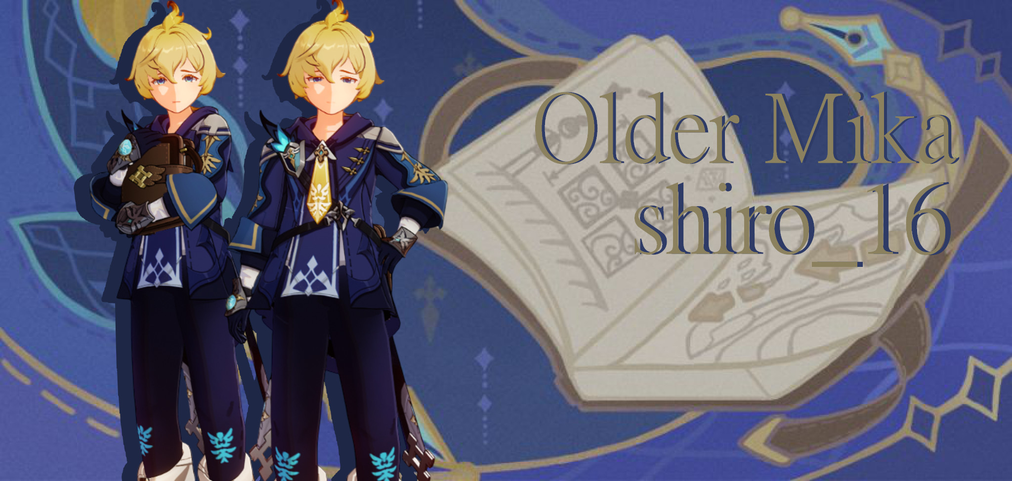 Older Mika + face slightly reworked Mod for Genshin Impact | GI Mods