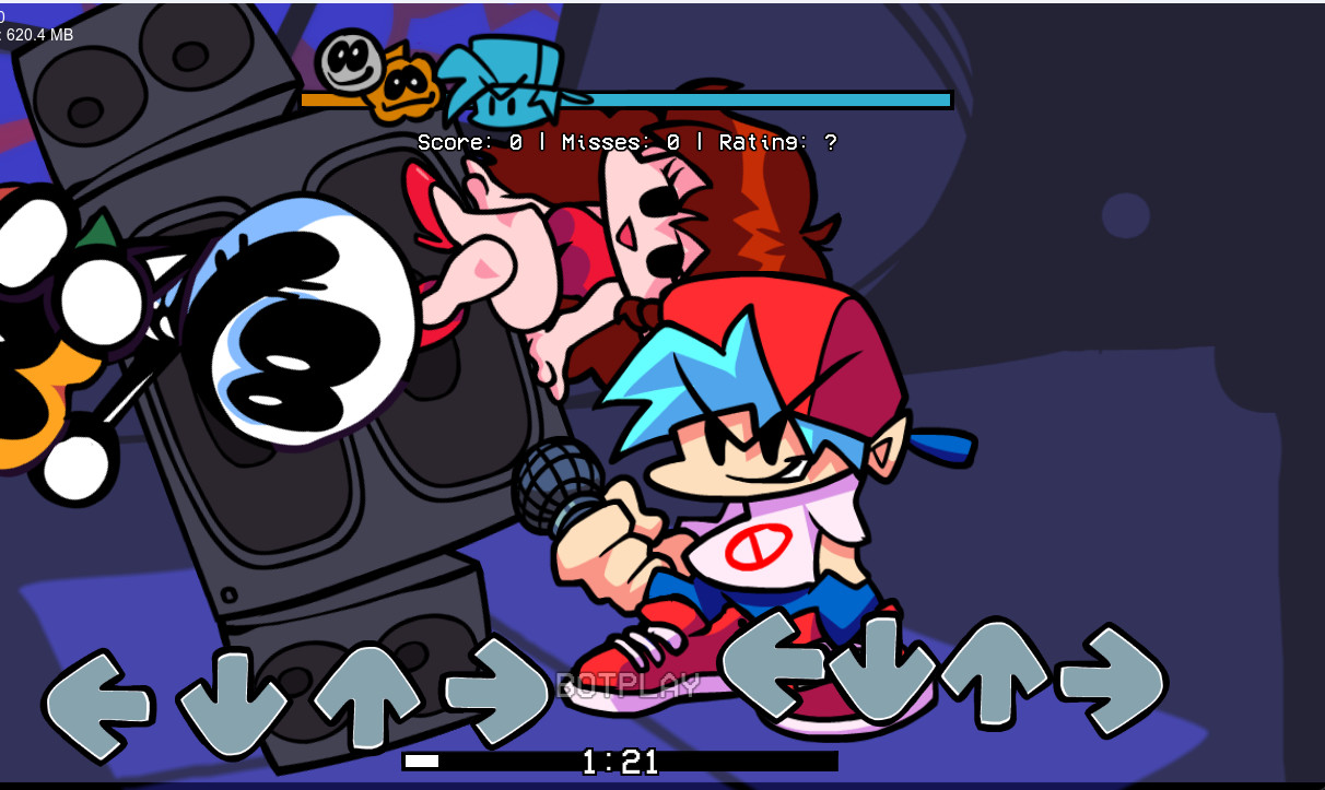 FNF but funny and hard Mod for Friday Night Funkin' | FNF Mods