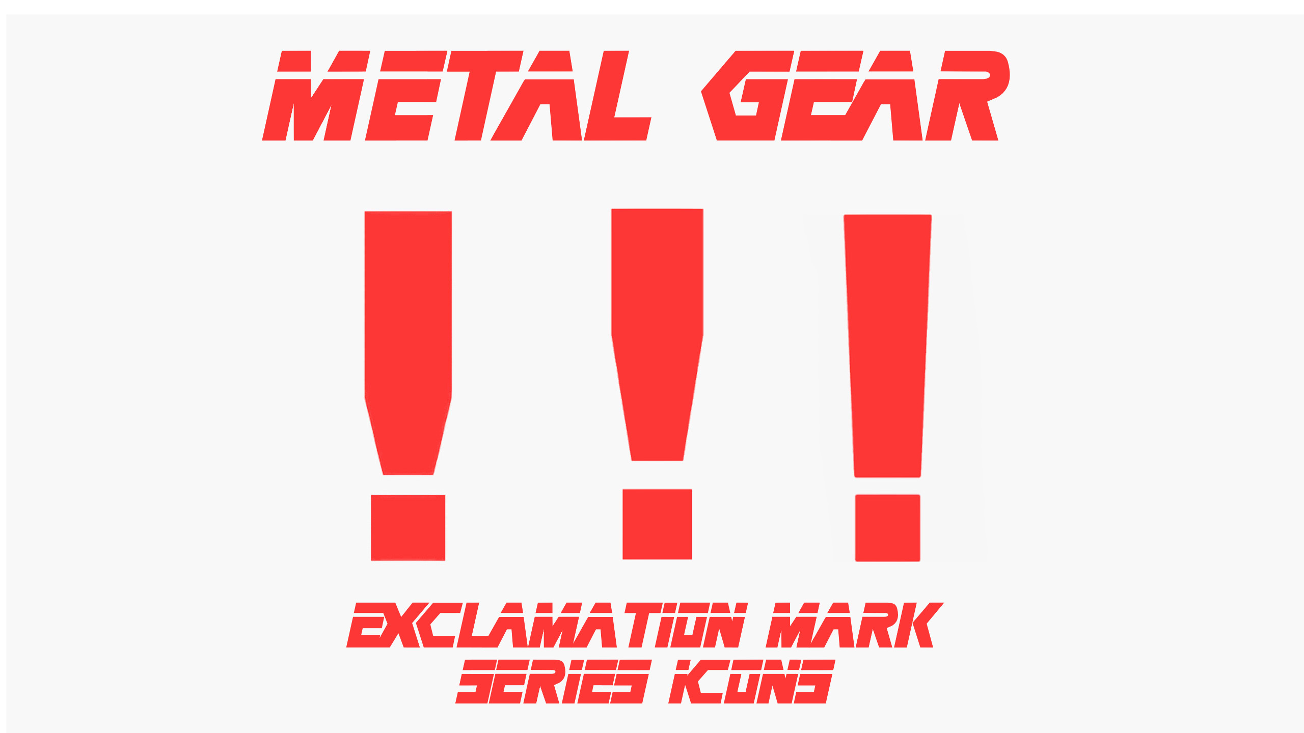 Metal Gear Official Exclamation Mark Series Icons Mod for Super Smash ...