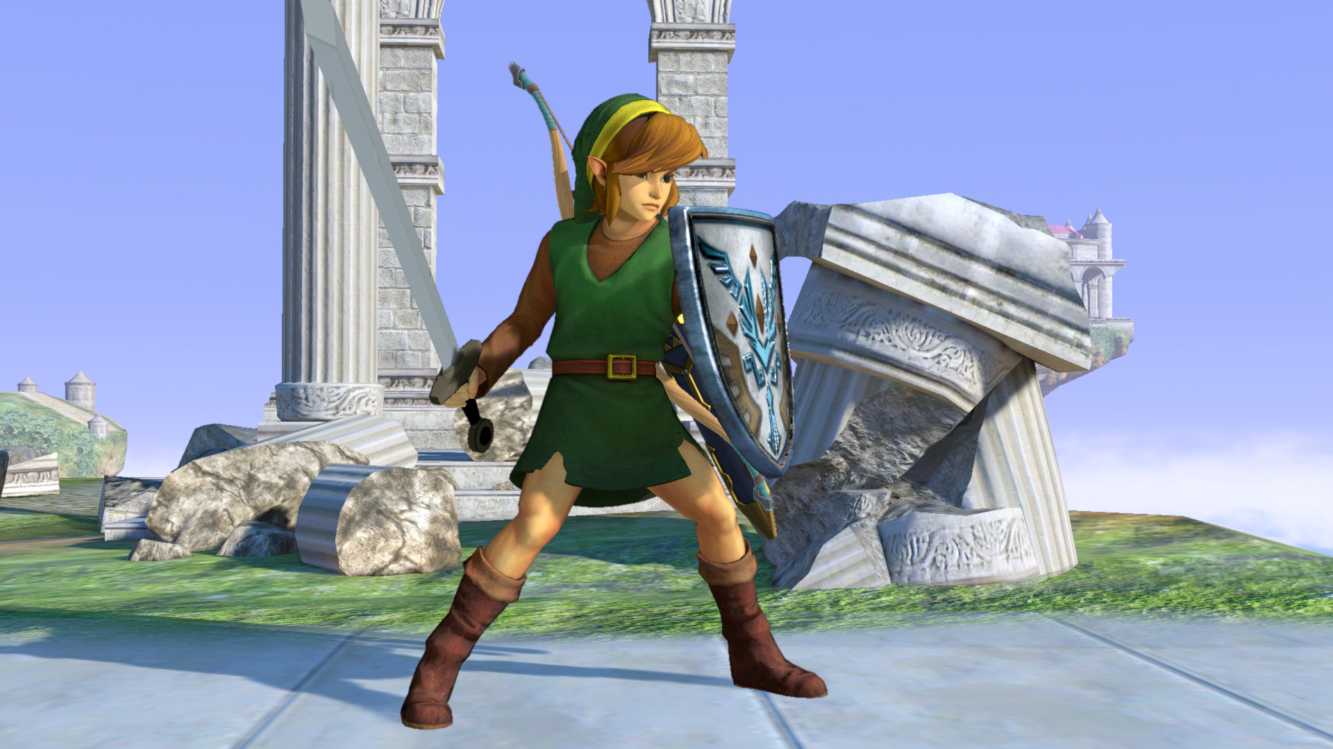 1989 Cartoon Link over BotW Link Mod for Super Smash Bros. Ultimate ...