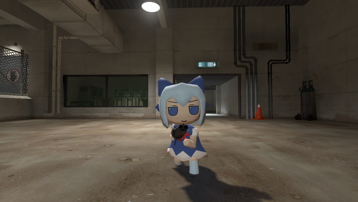 cirno fumo scout (casual compatible) Mod for Team Fortress 2 | TF2 Mods
