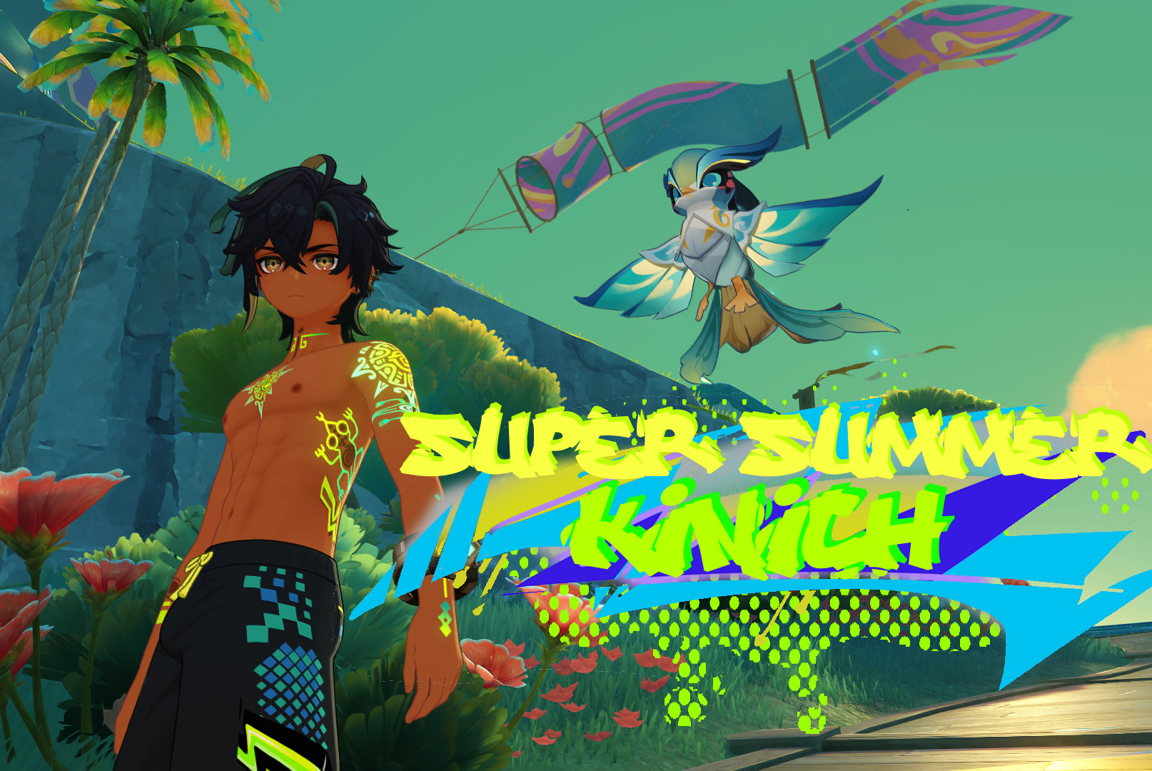 Super Summer Kinich Mod for Genshin Impact | GI Mods