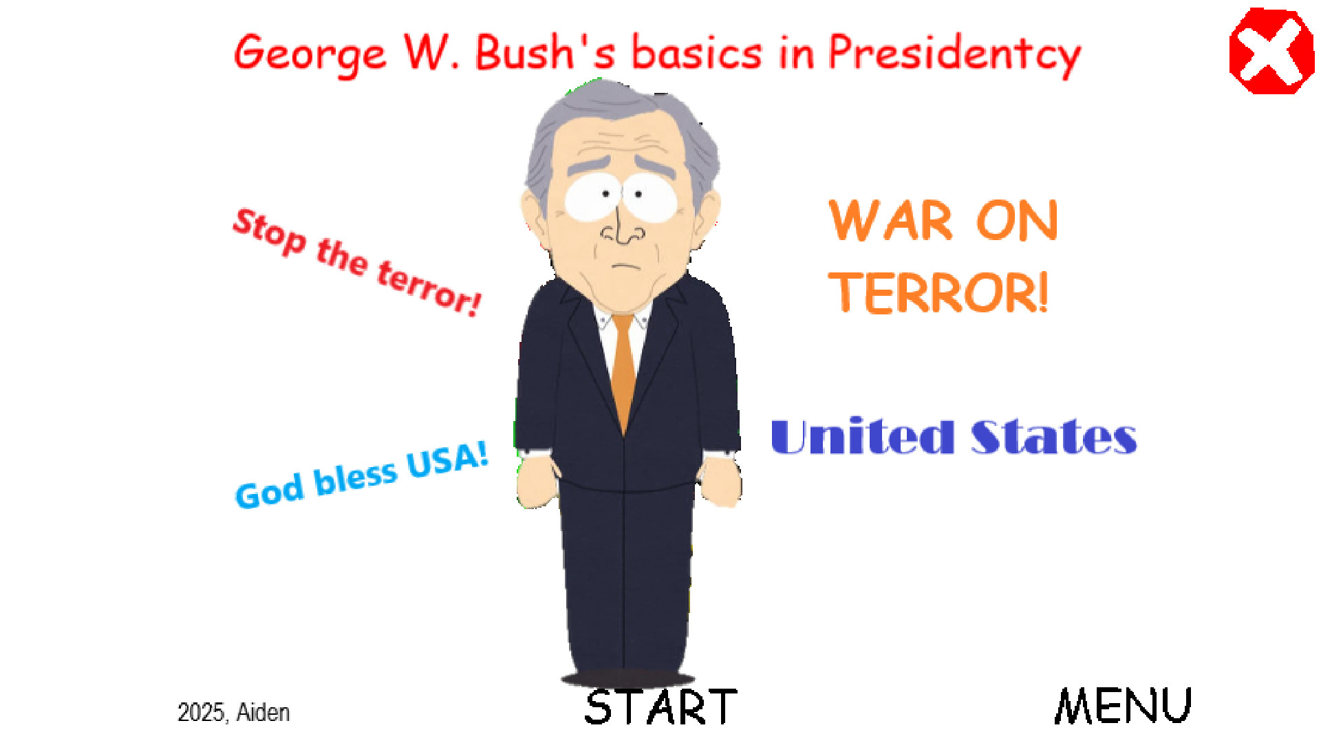 George W. Bush's Basics Mod for Baldi's Basics | Baldi Mods