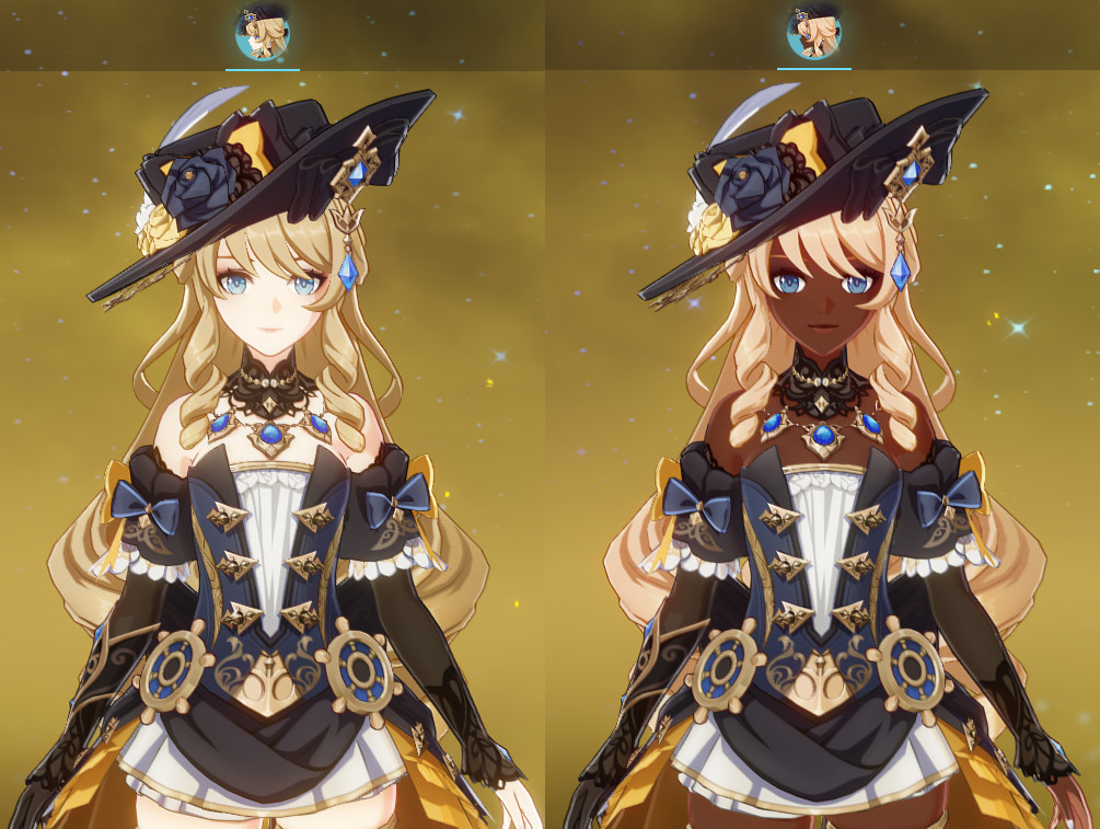 Rose Gold Navia Mod for Genshin Impact | GI Mods