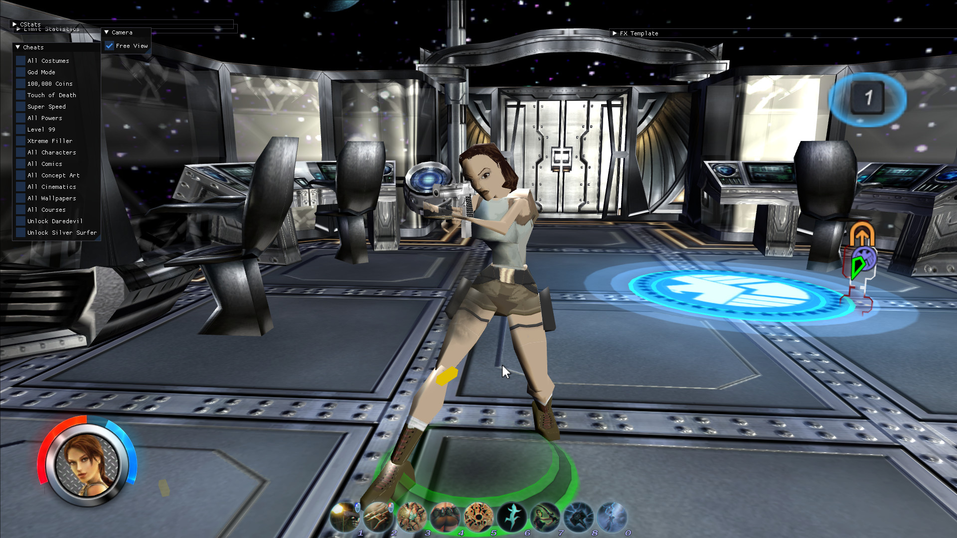 PS1 - Lara Croft (Tomb Raider) Mod for Marvel: Ultimate Alliance | MUA Mods