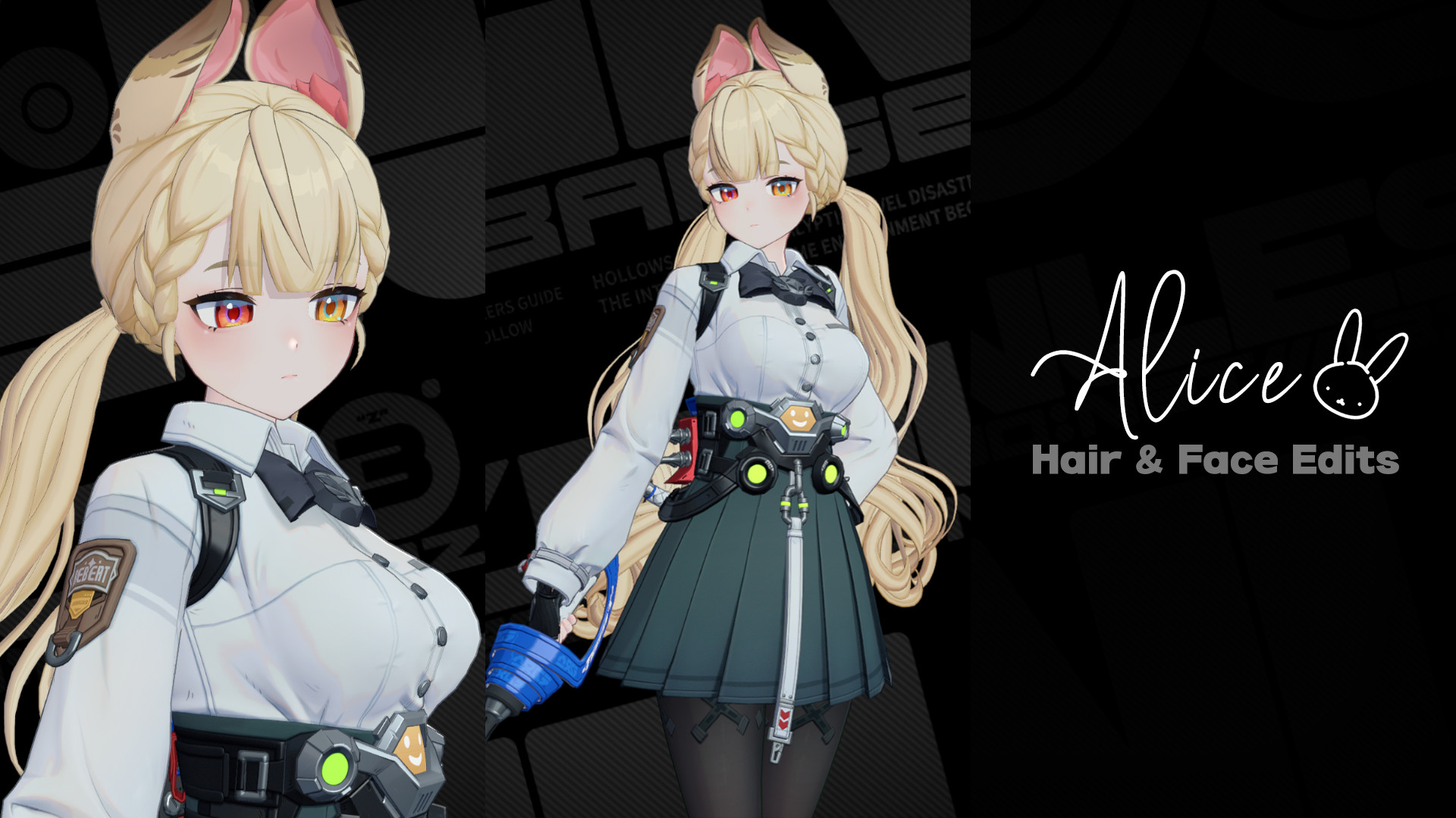 Alice Hair & Face Edits Mod for Zenless Zone Zero | ZZZ Mods