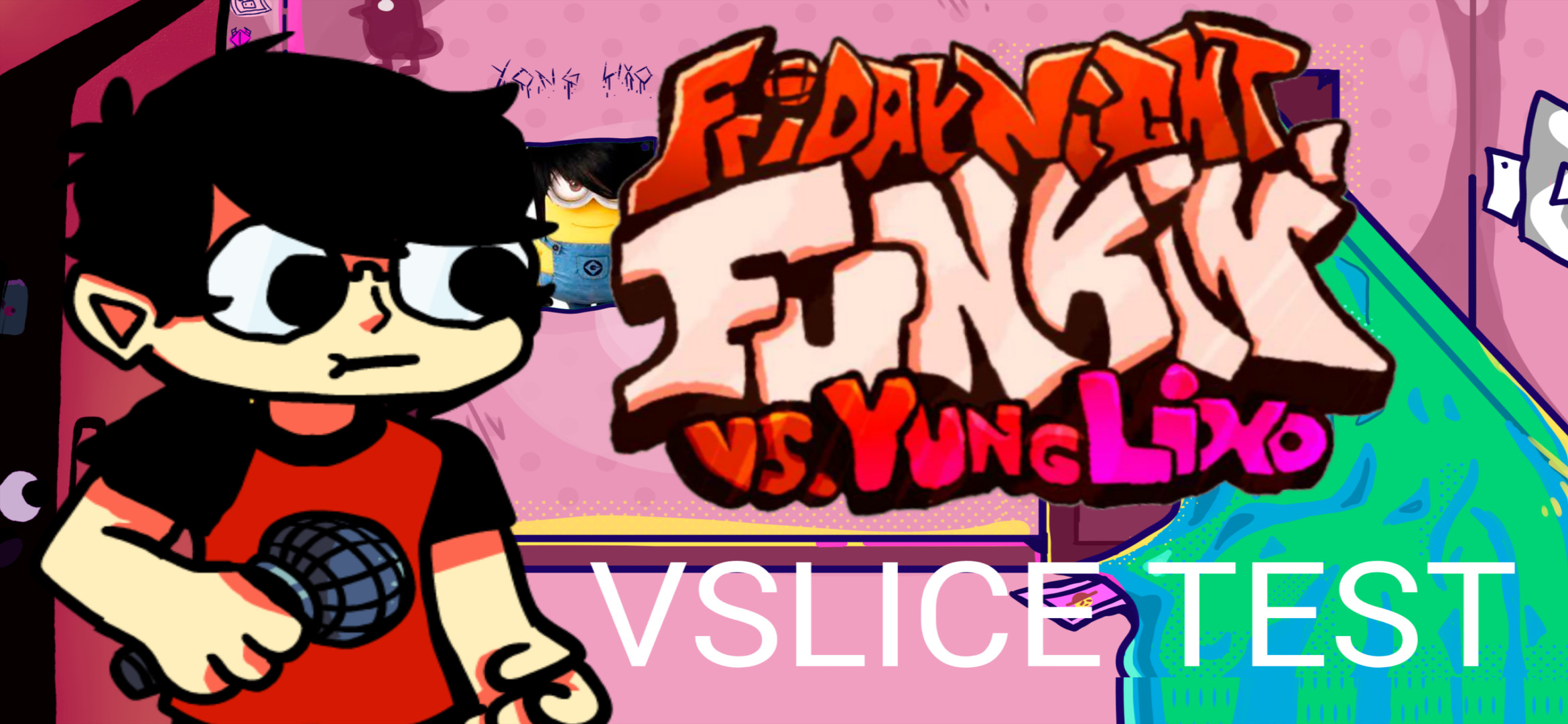 Vs Yung Lixo Classic VSLICE Mod for Friday Night Funkin' | FNF Mods