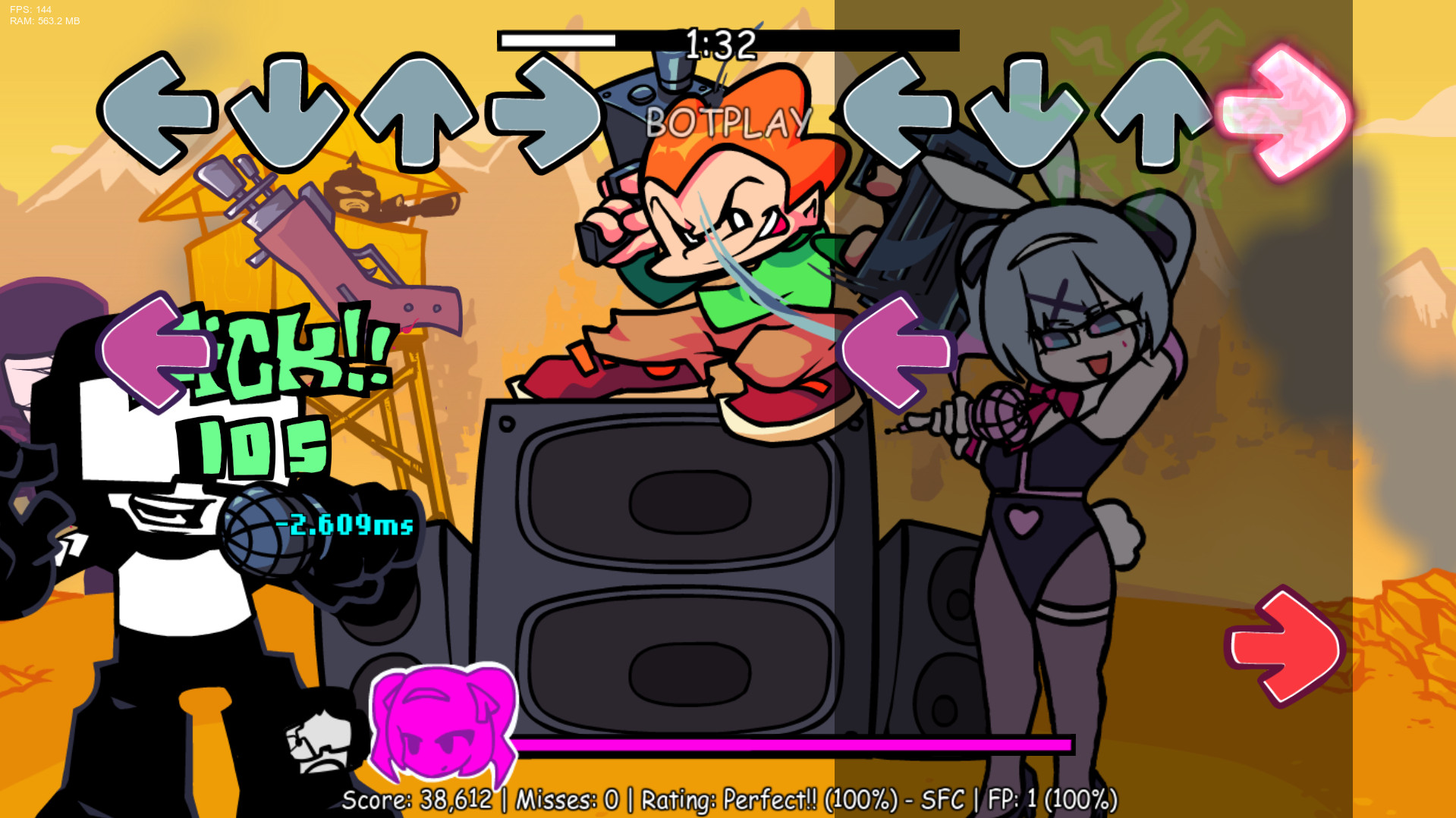 Playable Rabbit Hole Miku [Psych Online] Mod for Friday Night Funkin ...