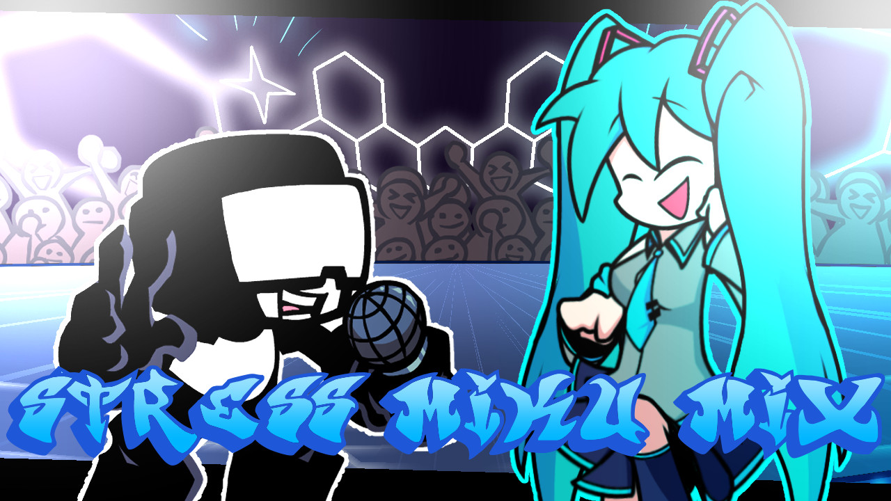 Ugh & Stress (Miku Mix) Playable Mod for Friday Night Funkin' | FNF Mods