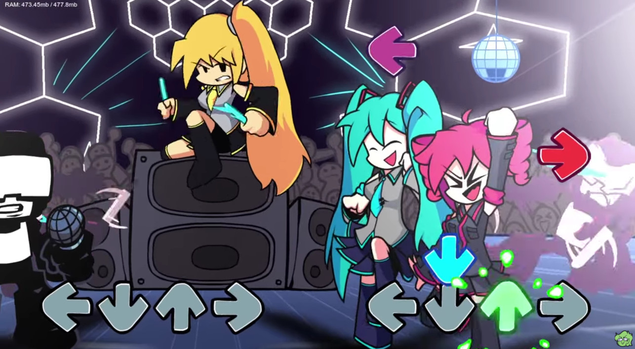 Ugh & Stress (Miku Mix) Playable Mod for Friday Night Funkin' | FNF Mods