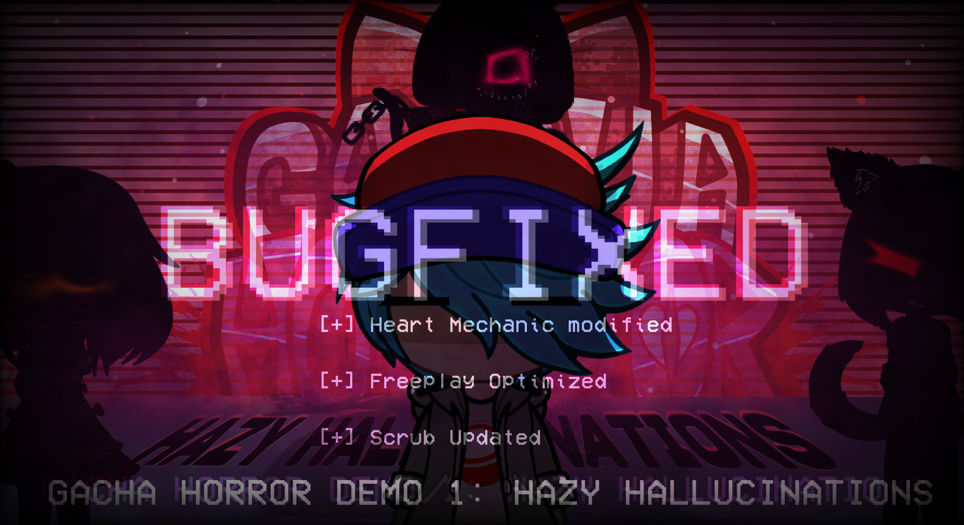 Gacha Horror DEMO 1: Hazy Hallucinations Mod for Friday Night Funkin' | FNF Mods