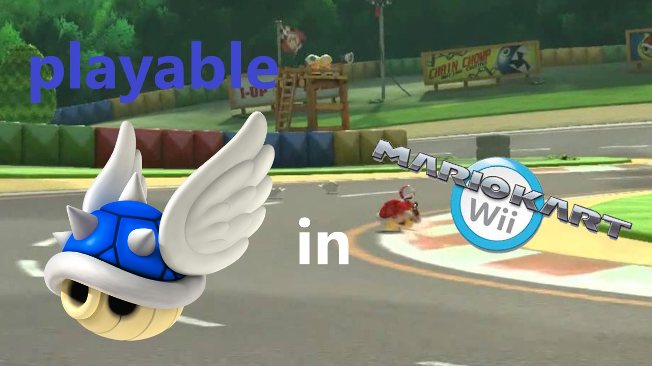 Blue Shell Mod for Mario Kart Wii | MKWii Mods