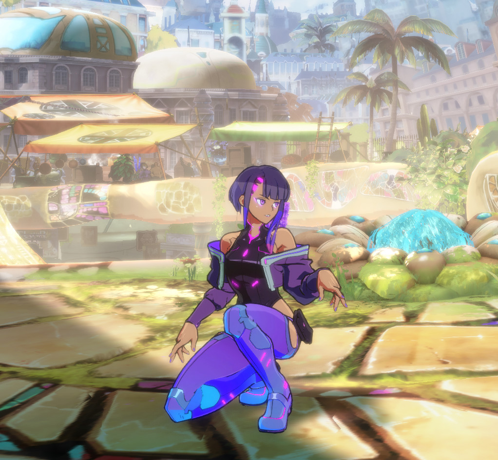 Lucy as Sombra Overwatch Mod for GUILTY GEAR -STRIVE- | GGST Mods