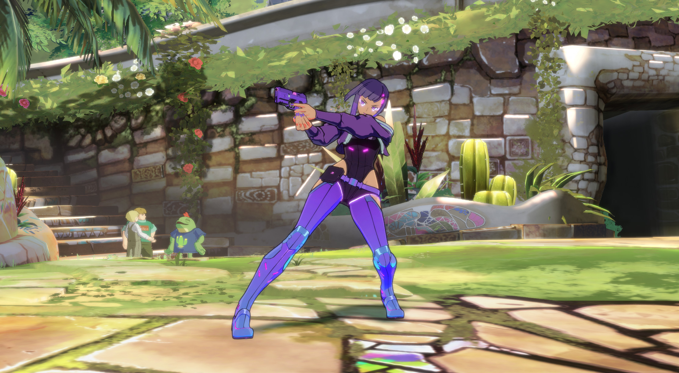 Lucy as Sombra Overwatch Mod for GUILTY GEAR -STRIVE- | GGST Mods
