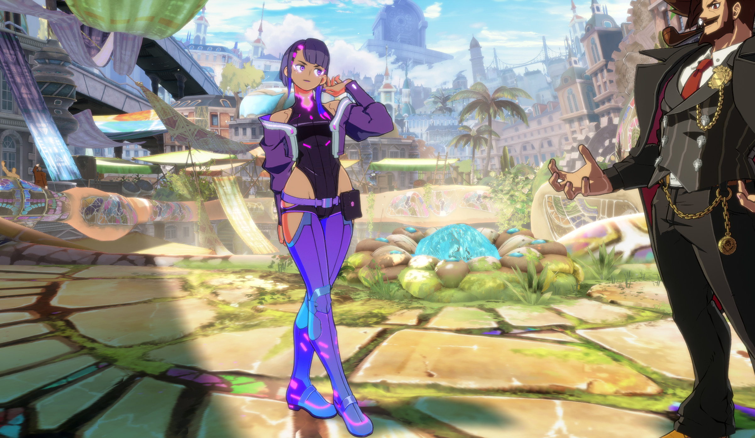 Lucy as Sombra Overwatch Mod for GUILTY GEAR -STRIVE- | GGST Mods