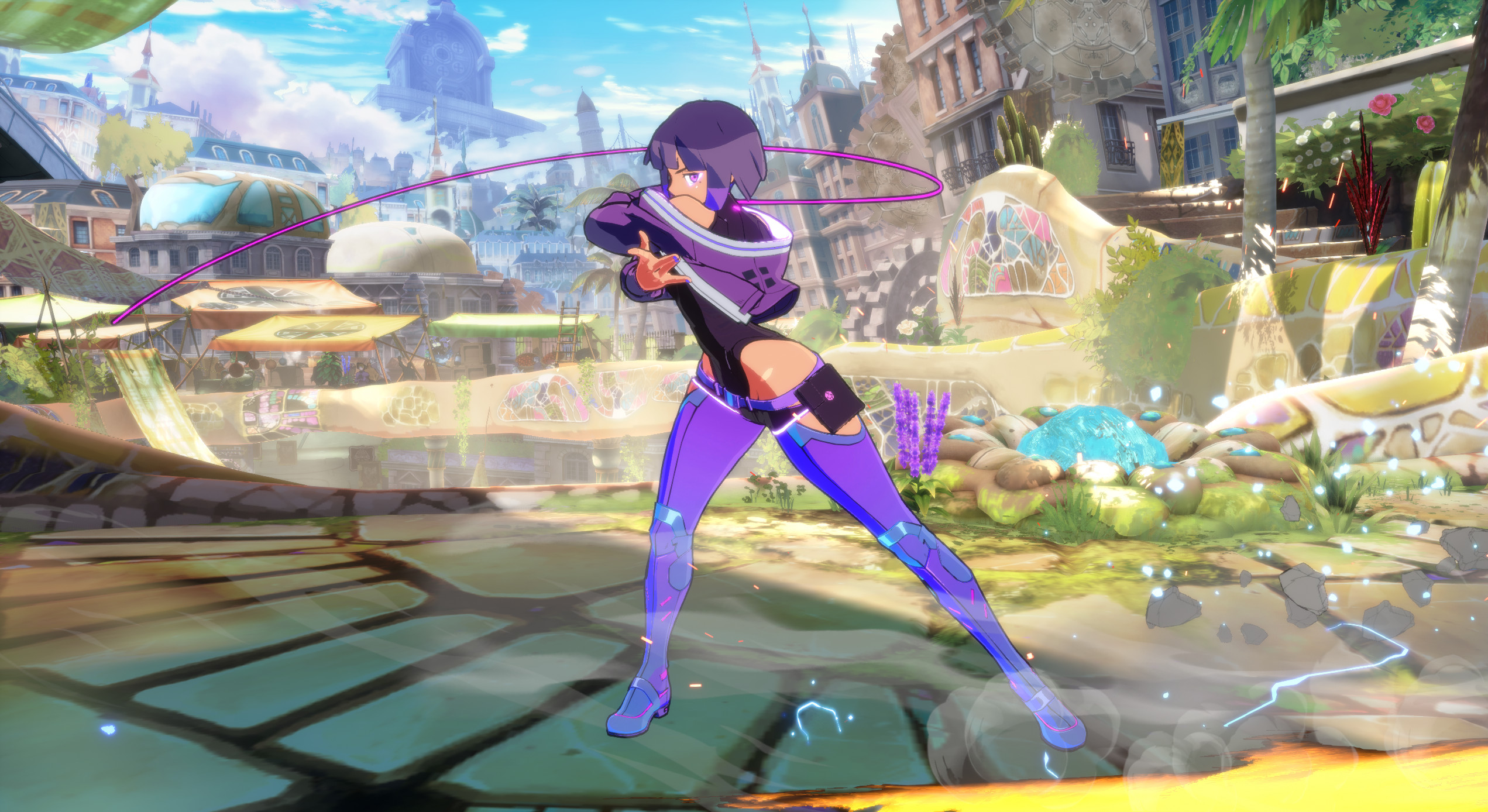 Lucy as Sombra Overwatch Mod for GUILTY GEAR -STRIVE- | GGST Mods