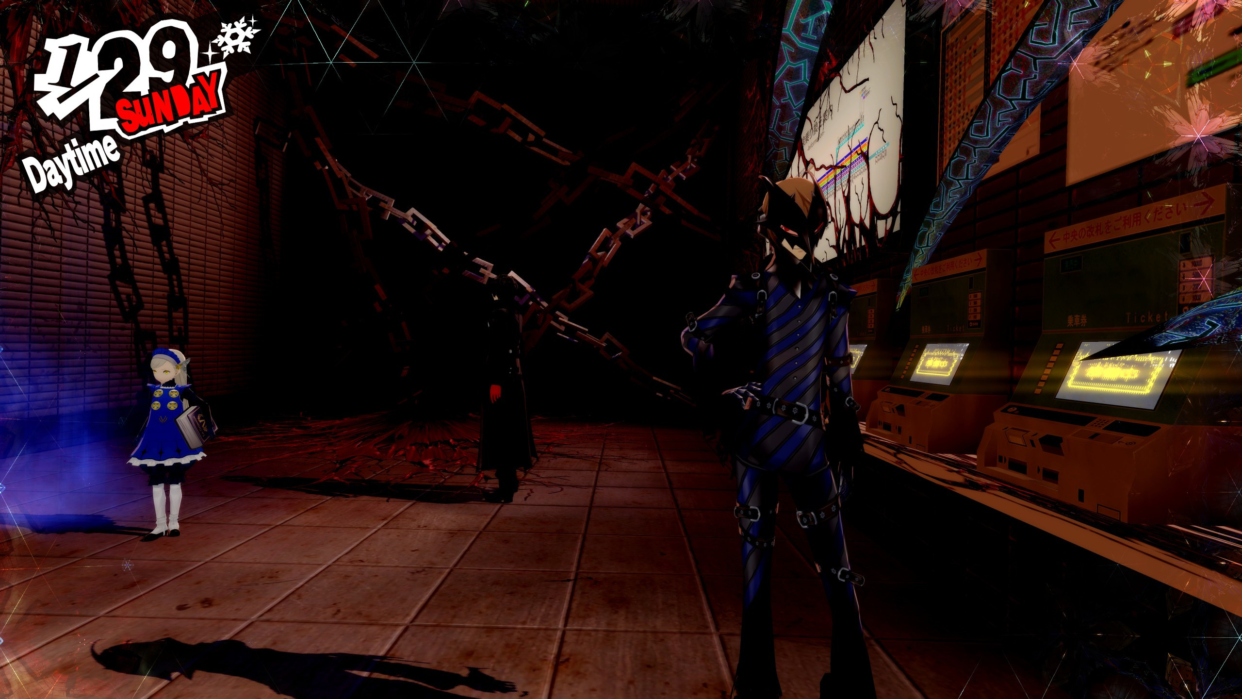 (SPOILERS)Black Mask with P5D Hair and no Helmet Mod for Persona 5 Royal (PC) | P5R (PC) Mods