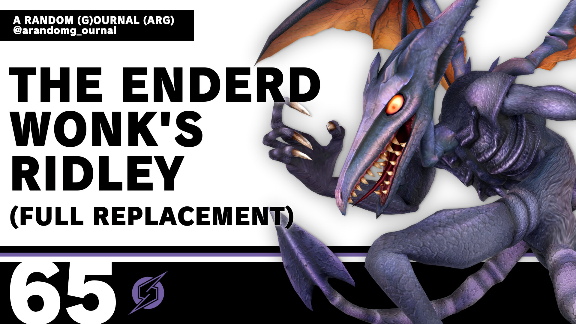TheEnderDwonk's Ridley (Full Replacement) Mod for Super Smash Bros ...