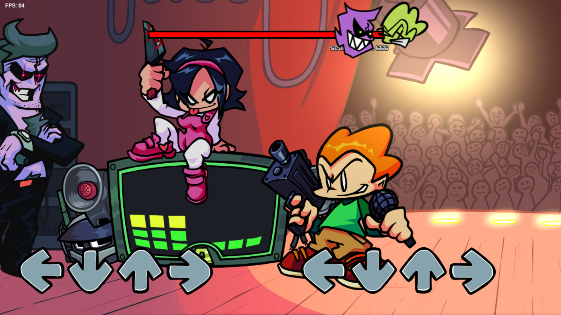 Crash out V slice port Mod for Friday Night Funkin' | FNF Mods