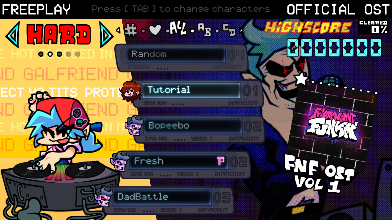 FNF Girlfriend Mode V-slice Modpack Mod for Friday Night Funkin' | FNF Mods