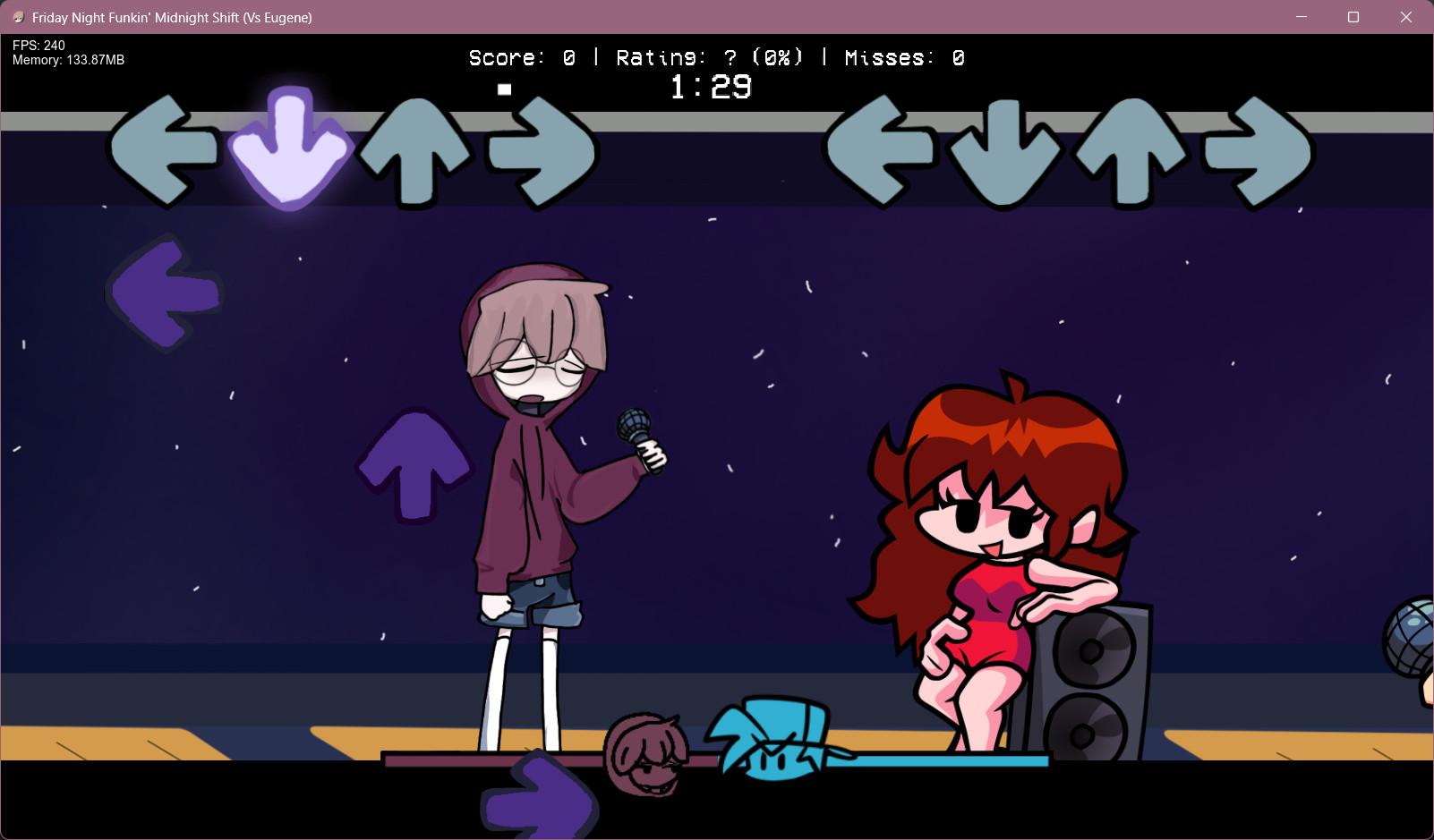 FNF: Midnight Shift (Vs Eugene! Underworld Office) Mod for Friday Night ...