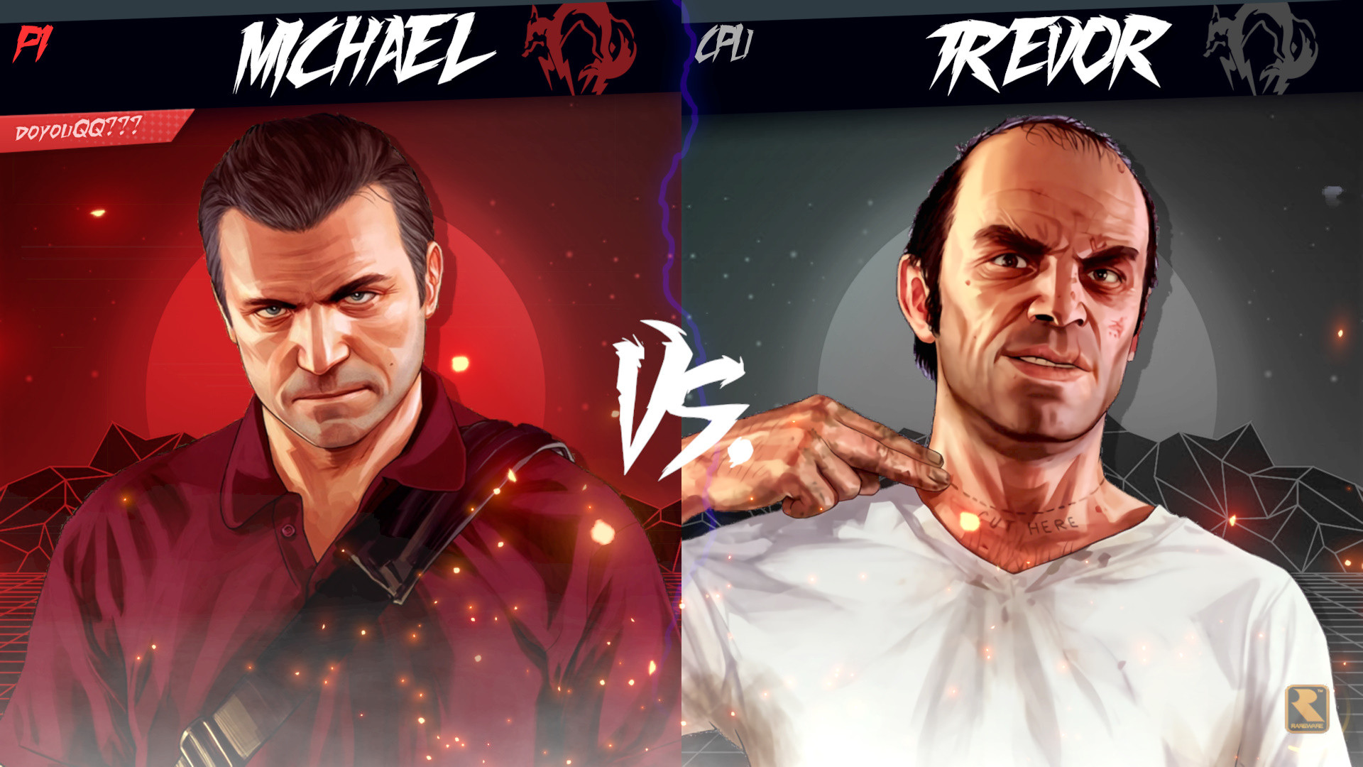 Michael De Santa/Townley GTA Art UI Mod for Super Smash Bros. Ultimate ...