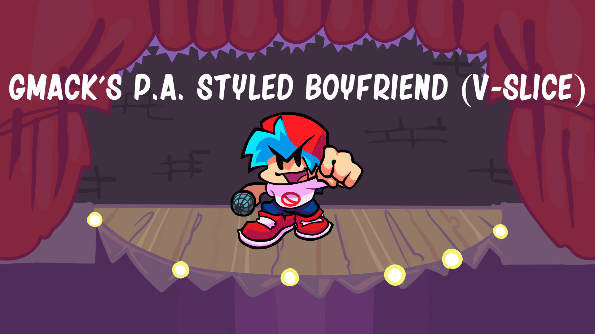 Gmack's P.A. Styled Boyfriend (V-Slice) Mod for Friday Night Funkin ...