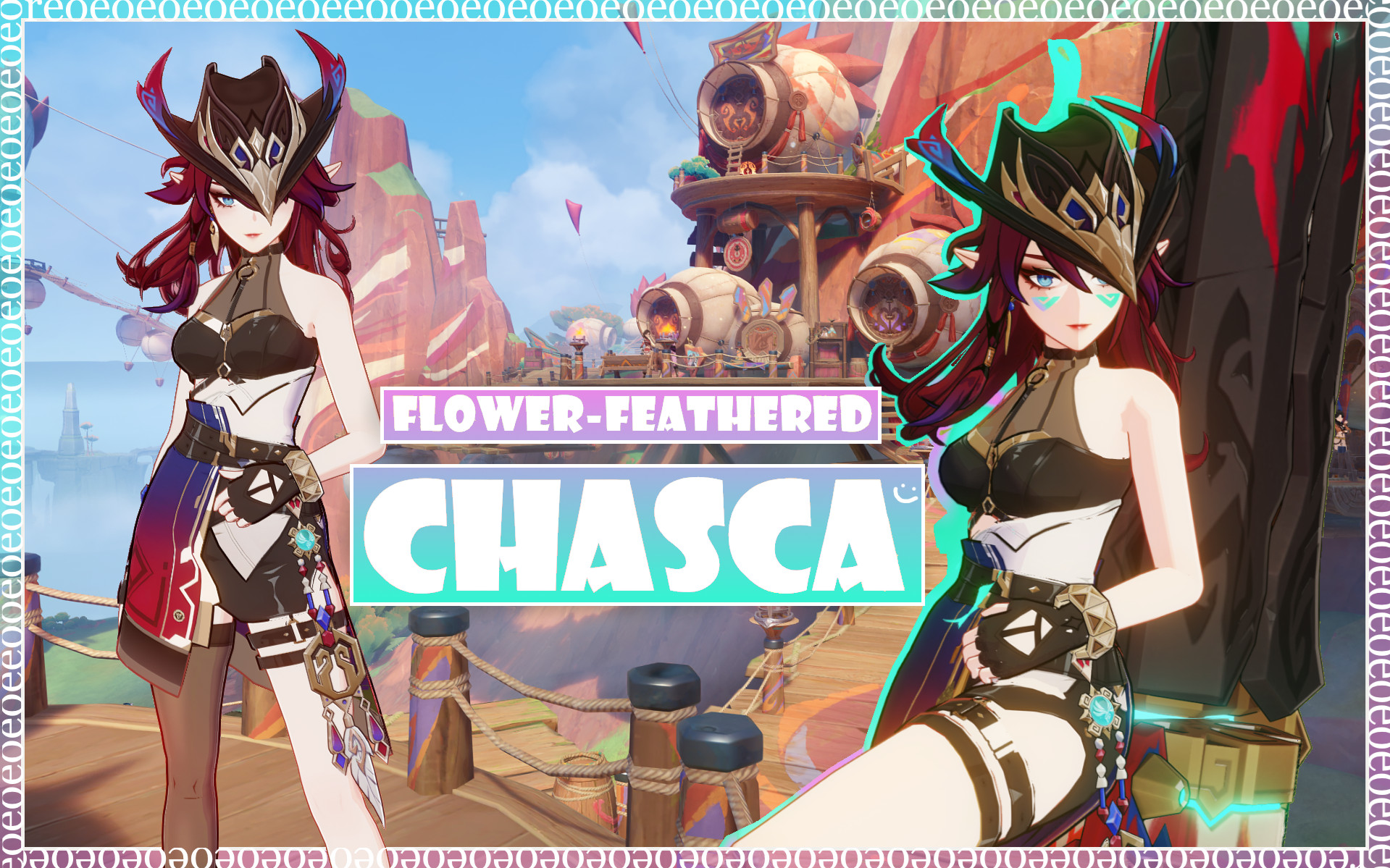 Flower-Feathered Chasca Mod for Genshin Impact | GI Mods
