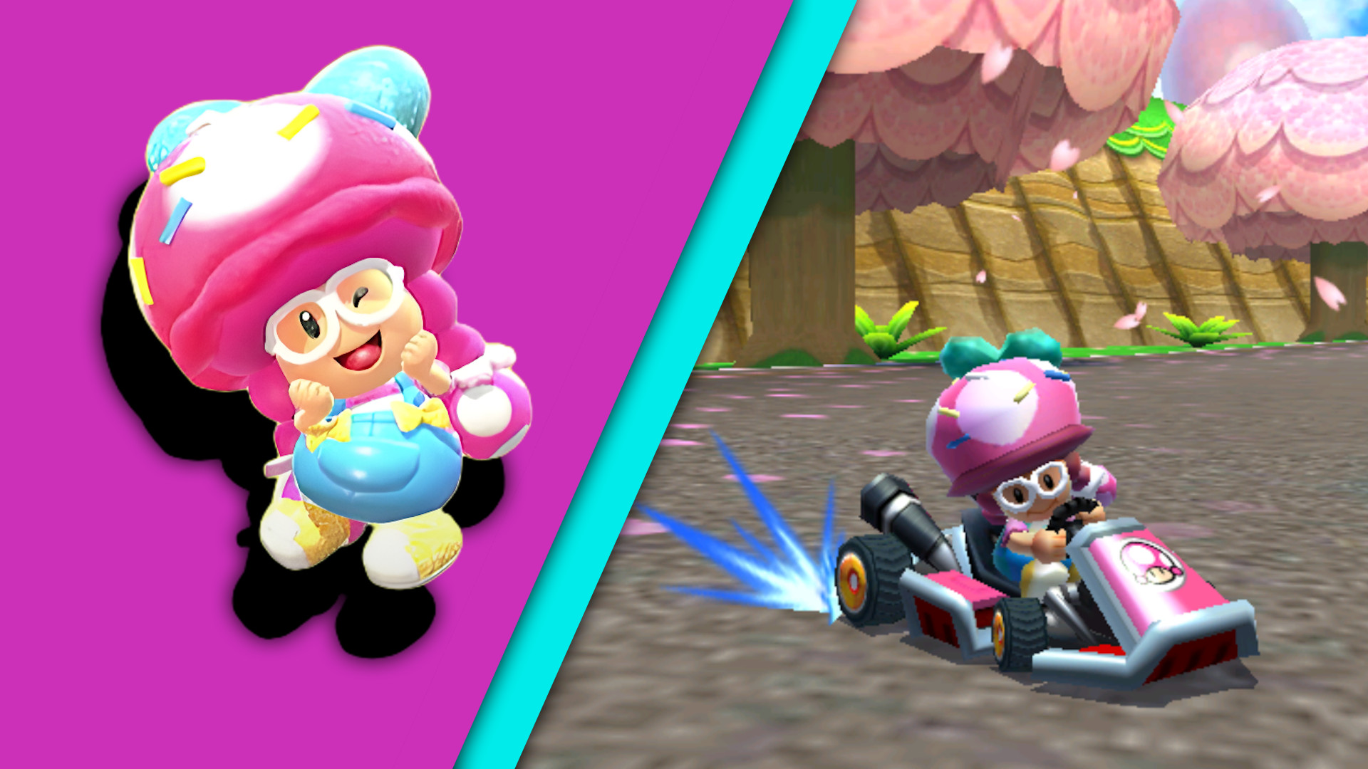 Toadette (Soft Server) Mod for Mario Kart 7 | MK7 Mods