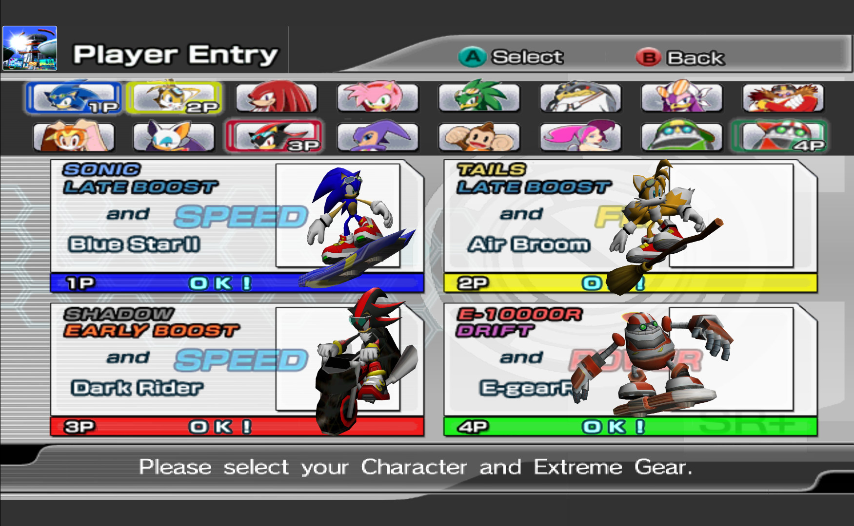 Sonic Riders Plus Version 0.5 Mod for Sonic Riders (GameCube) | SR-GC Mods