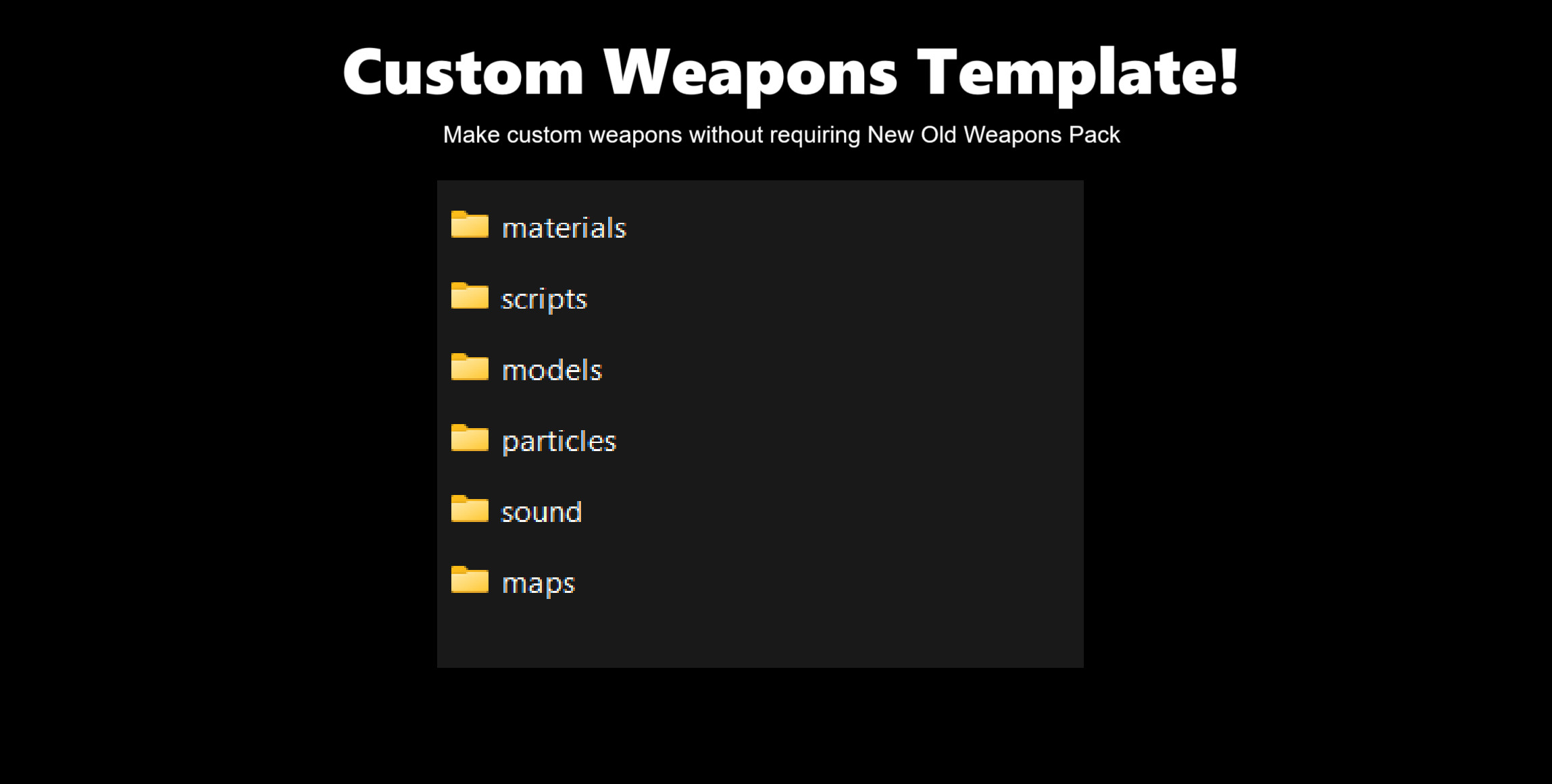 Custom Weapons Template Mod for Team Fortress 2 Classified | TF2Classic ...
