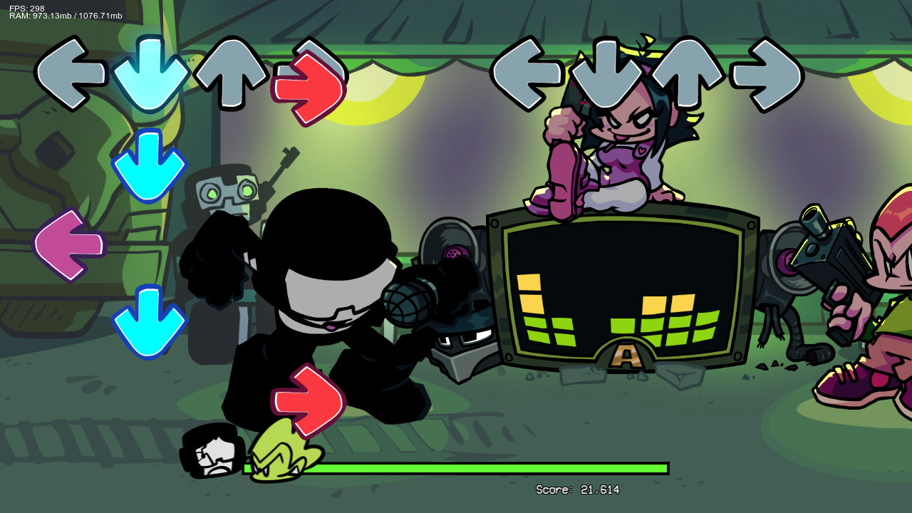 Tankmen on A-bot Mod Mod for Friday Night Funkin' | FNF Mods