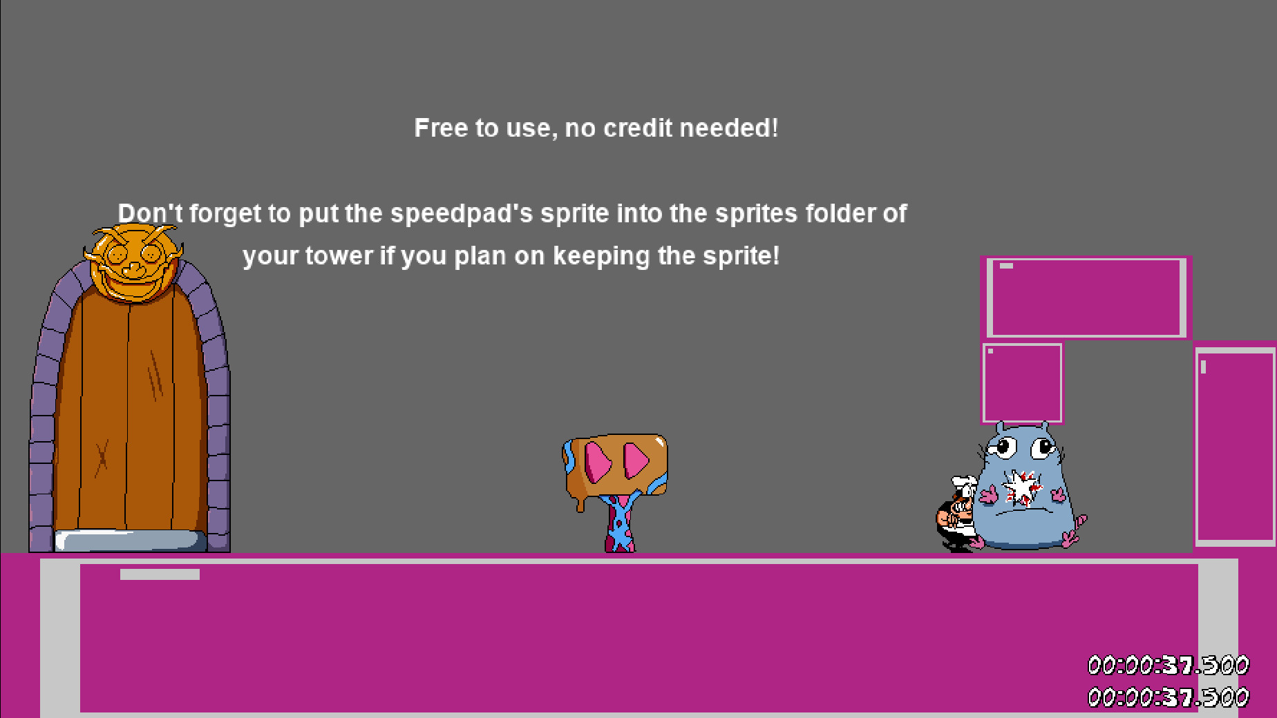 (CYOP/AFOM) Free Copy-Pastable Doise Speedpad Mod for Pizza Tower | PT Mods