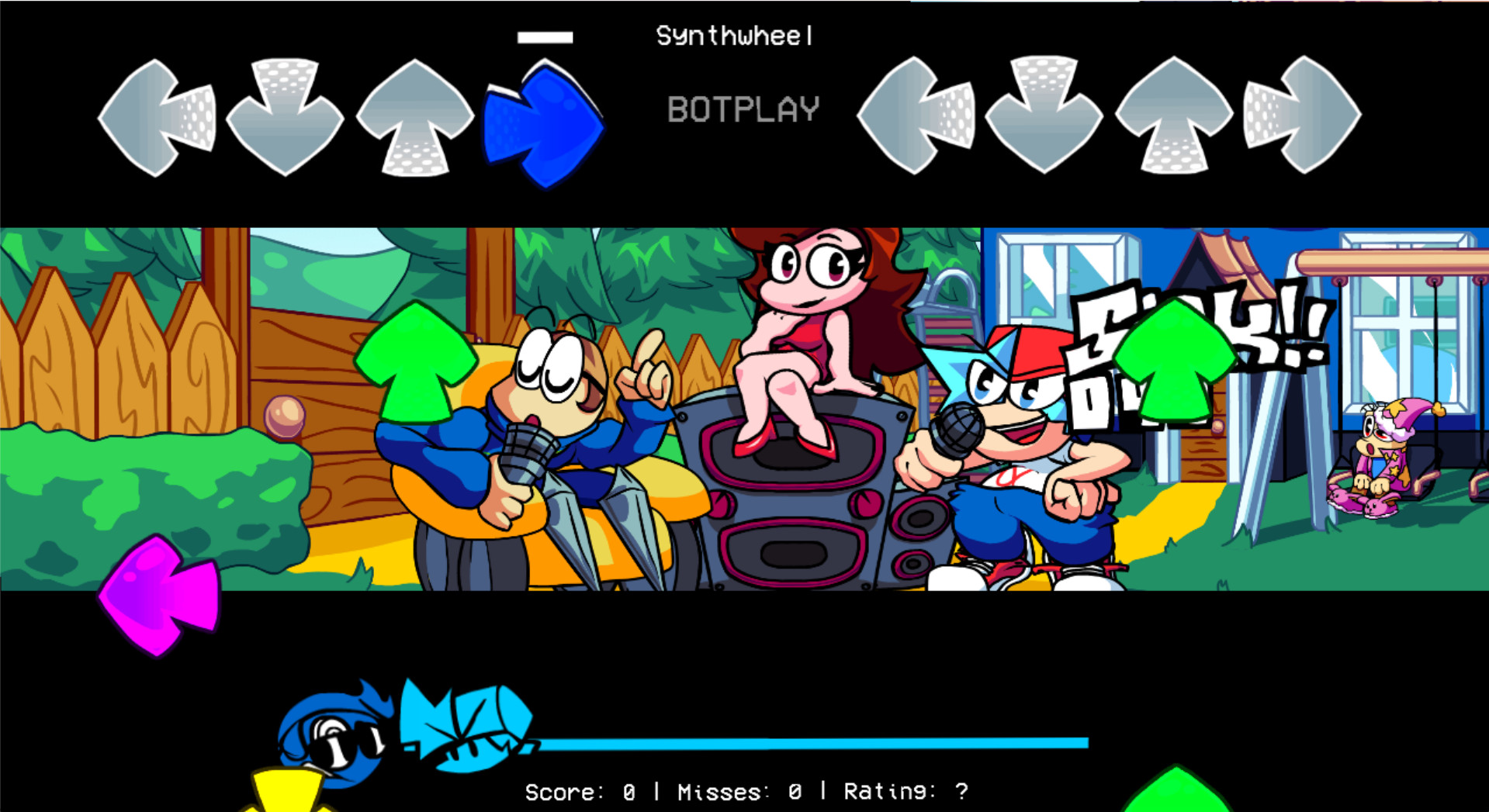 Synthwheel 2.5 Recharted Mod for Friday Night Funkin' | FNF Mods
