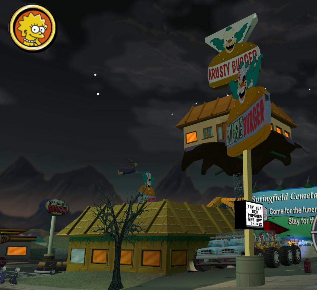 Krusty Burger Tooth Mod for The Simpsons: Hit & Run | SHAR Mods