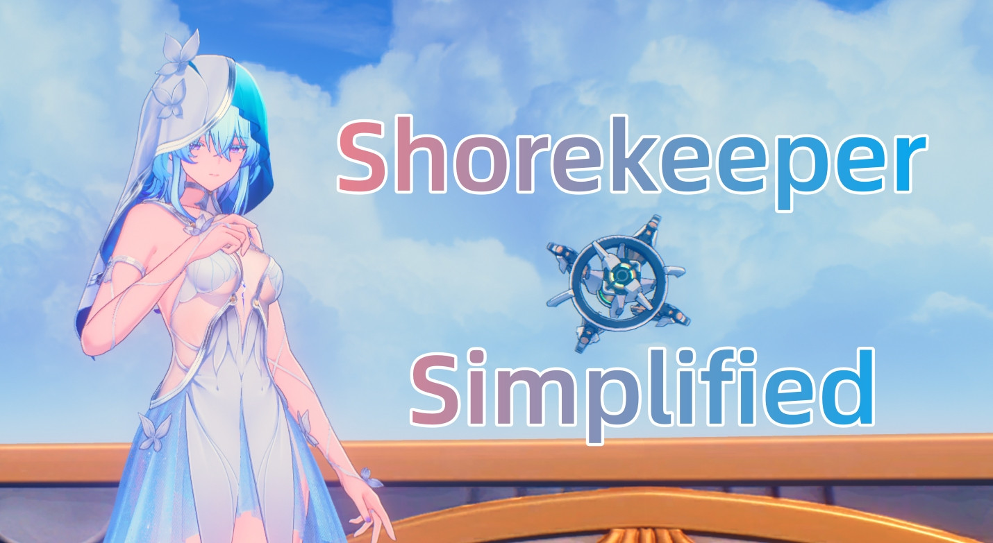 Shorekeeper Simplified Mod for Wuthering Waves | WuWa Mods