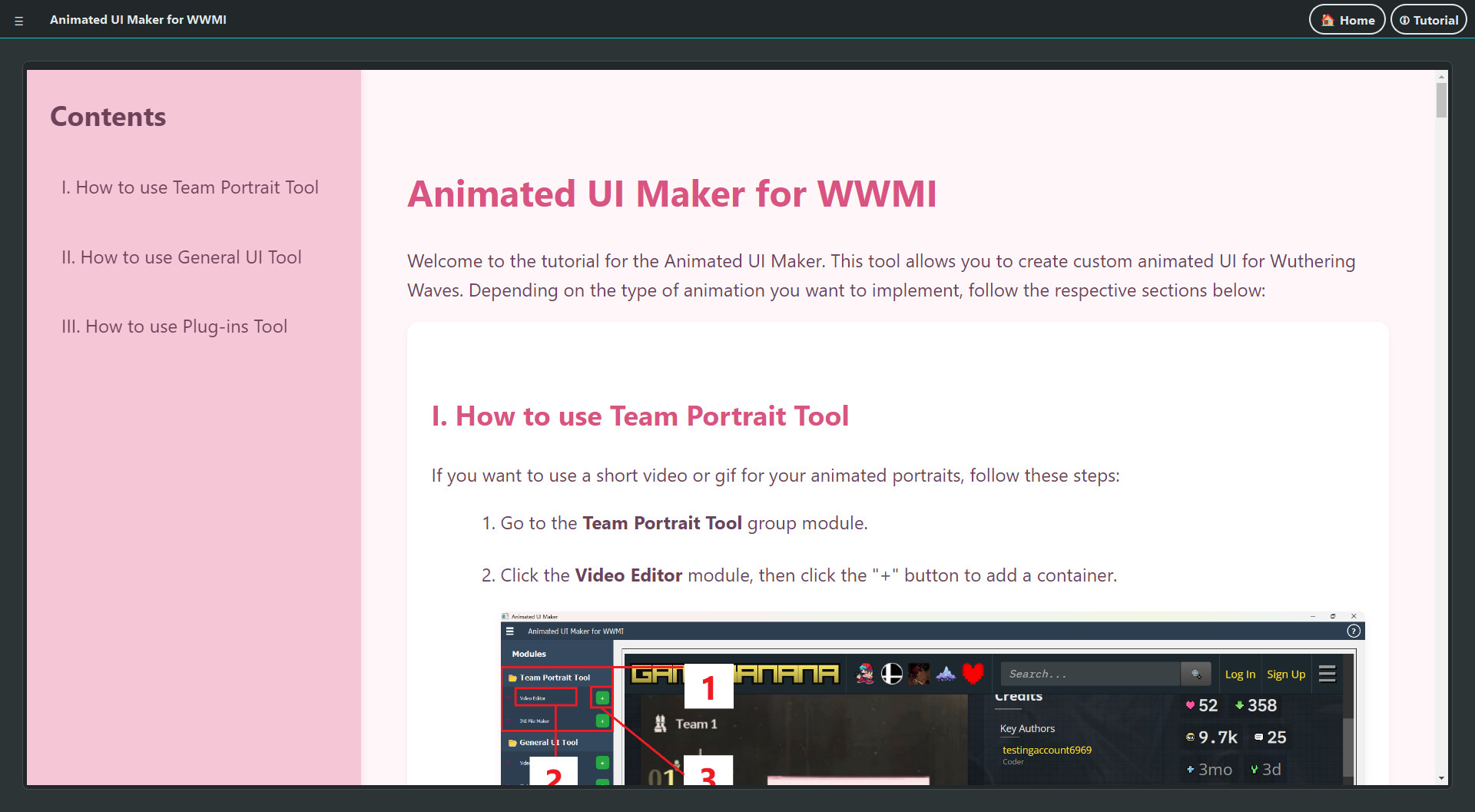 UI Mod Maker for WWMI Mod for Wuthering Waves | WuWa Mods